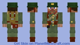 WW2: Japanese Soldier - Pacific Minecraft Skin