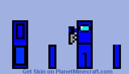 Normal crewmate (2D) Minecraft Skin