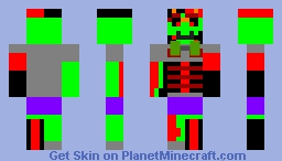 Cursed hulk trap Minecraft Skin