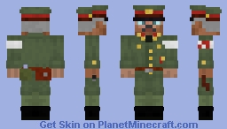 WW2: Japanese Commander Minecraft Skin