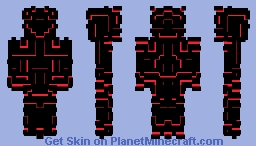 blood shadow Minecraft Skin