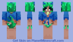 Duke fishron Terraria Minecraft Skin