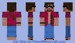 Fancy Steve Minecraft Skin