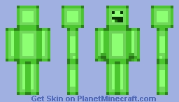 Slime guy Minecraft Skin
