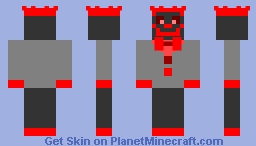 Gray avanced hulk Minecraft Skin