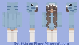 shark girl Minecraft Skin