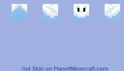 Floating Powder puff! Minecraft Skin