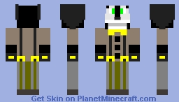 Jet black buster Minecraft Skin