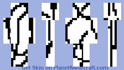 Copper golem a white copper with cracks Minecraft Skin