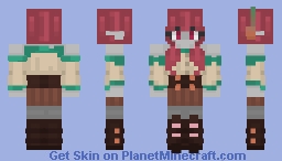 Copper Drow Minecraft Skin