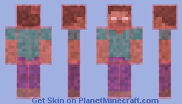 herobrine with red aura Minecraft Skin