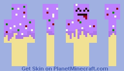test ver. suit purple cake Minecraft Skin