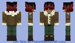 fluffy jacket guy Minecraft Skin