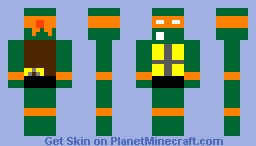 TMNT MIKEY Minecraft Skin