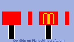 Mcdonalds sign Minecraft Skin