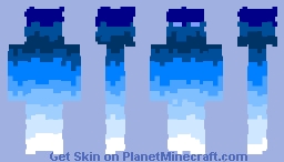 Blue Fire Skin Minecraft Skin