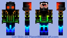 Rainbow Armor Noob Minecraft Skin