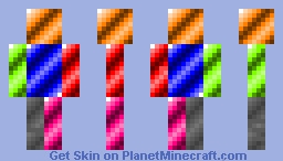 rainbow guy ig Minecraft Skin