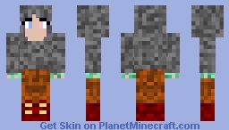 Female. Copper golem Minecraft Skin