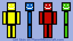 Rubik Cube Man Minecraft Skin