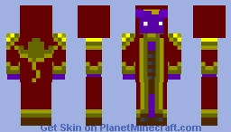 Medieval Wizard Purple Guy Minecraft Skin