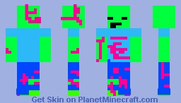 mob maze zombie Minecraft Skin