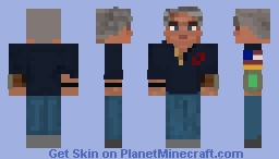 Sean Combs with a Pip Boy Minecraft Skin