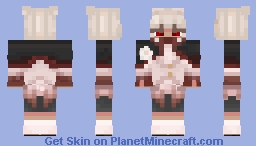 skull girl v2 Minecraft Skin