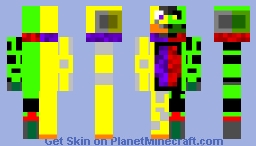 Macabre golden nightmare Minecraft Skin