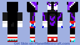 Multiverse dark sonic new tech Minecraft Skin