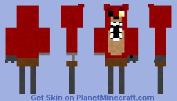 Fnaf Foxy The Pirate Minecraft Skin