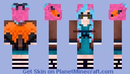 its me girl. lol Minecraft Skin