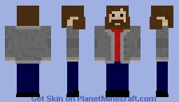 Beard and Sweater Minecraft Skin