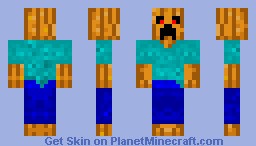 Steve Pumpkin Creeper (Contest Skin) Minecraft Skin