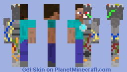 Robot Steve Minecraft Skin