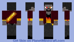 Steve's Blaze Rod Bowlers Minecraft Skin