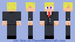 Jonesy with a schlatt suit Minecraft Skin