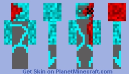 corrupted robot Minecraft Skin