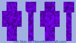 purple man Minecraft Skin