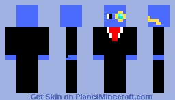 Classic blue man Minecraft Skin