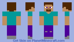 The Original Steve Minecraft Skin