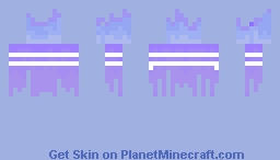 Purple Fire Minecraft Skin