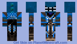 Blue armor Minecraft Skin