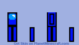 Blue Minecraft Skin
