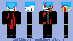 dead creeper in a suit Minecraft Skin