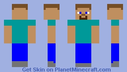 My first STEVE!! Minecraft Skin