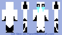 simple-fixed-napstablook Minecraft Skin