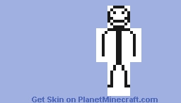 Stickman Minecraft Skin