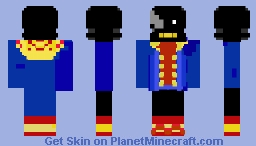 errror 666 sans! Minecraft Skin