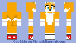 Tails (Remastered) Minecraft Skin